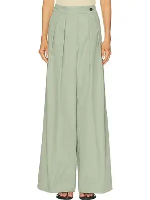 Dries Van Noten Dries Van Noten Pamplona Wide Leg Pants Pistache