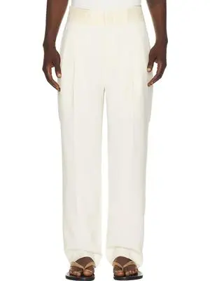 SANEA Chawi Tailored Trousers - Ivory