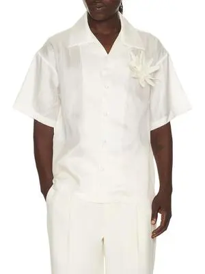 SANEA Collection Naka Silk Shirt - Ecru