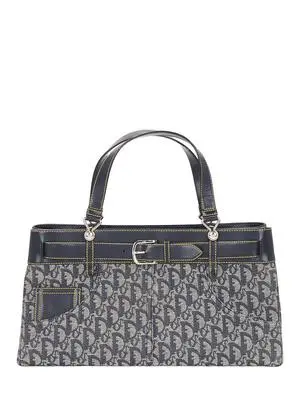 Dior Diorissimo Jean Pocket Tote Bag - Blue