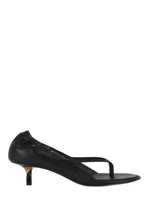 Jacquemus Les Sandales Nu-pieds B Kitten Heel Sandals - Black