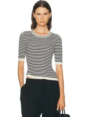 FRAME The Cruise Sweater - Cream Multi