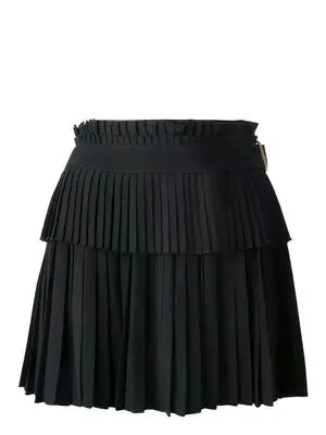 Alexander McQueen Belted Kilt Skirt - Black