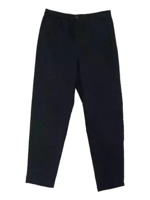 Emporio Armani Seersucker Texture Trousers - Blue