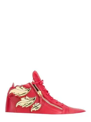 GIUSEPPE ZANOTTI Cruel Mid-top Sneakers - Red