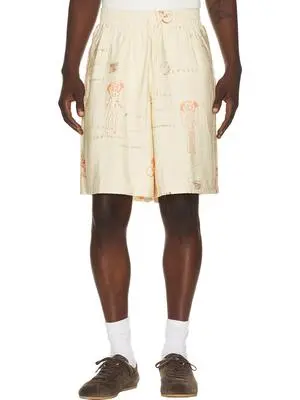 MISBHV Devil & Angel Postcard Shorts - Multi