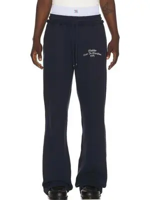 MISBHV 2in1 Stripe Sweatpants - Navy