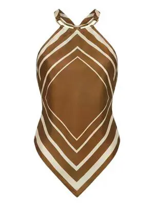 NICHOLAS Nicholas Skye Halterneck Top