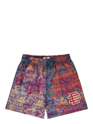 ERIC EMANUEL Ee Rug Logo Print Shorts - Red