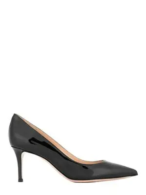 GIANVITO ROSSI 70mm Patent Leather Pumps - Black