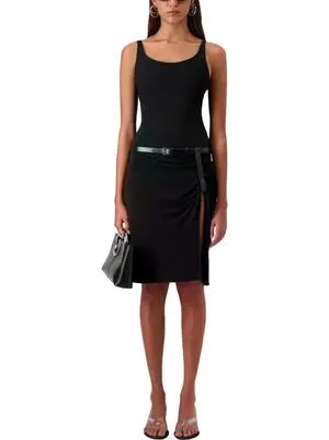 Coperni Suspended Slip Mini Dress - Black