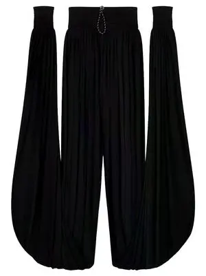 Coperni Off-shoulder Smock Maxi Dress - Black