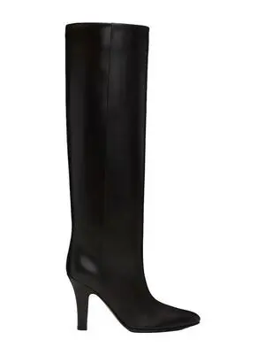 THE ROW Pointed-toe Knee-high Stiletto Boots - Brown