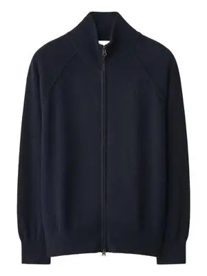 LISA YANG Bran Zip Cardigan - Navy
