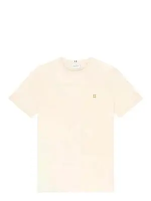 LES DEUX Logo-embroidered T-shirt - Neutrals
