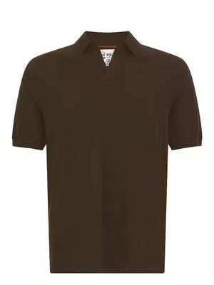 MC2 SAINT BARTH Sloan Short-sleeve Polo Shirt - Brown
