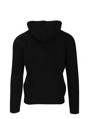AL DUCA D’AOSTA 1902 Knitted Hoodie With Pouch Pocket - Black