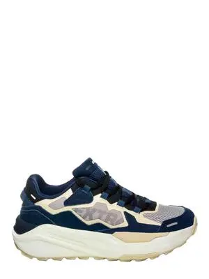 EXTR4 Panelled Mesh-panel Sneakers - Blue