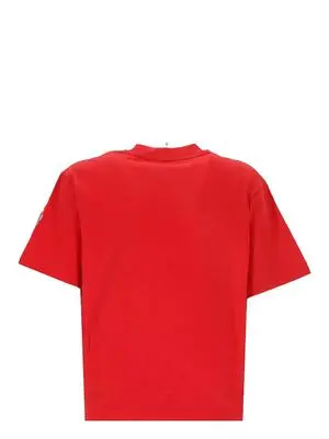 Moncler Logo Print T-shirt - Red