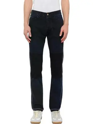 LANVIN Contrast Knee Jeans - Blue