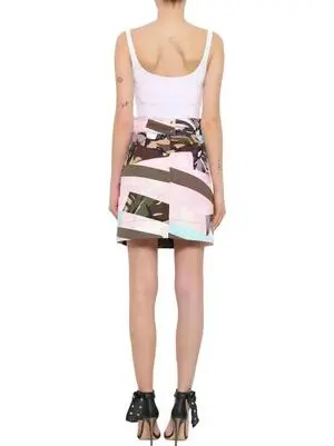 Kenzo Camouflage Mini Skirt - Pink