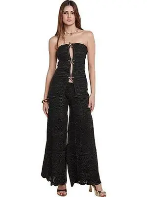 Victoria's Secret Capittana Tory Palazzo Pants - Black
