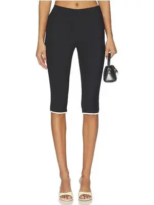 LISA SAYS GAH Bea Pedal Pusher Pants - Black