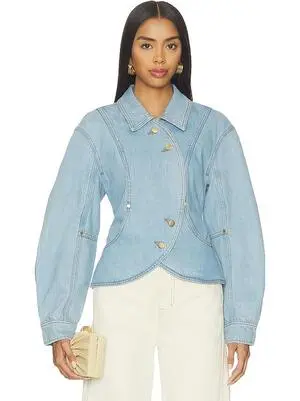 Cult Gaia Pacha Denim Jacket - Blue