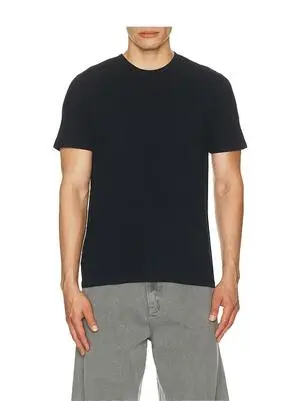 Vince Garment Dye Short Sleeve Tee In . Also - Blue