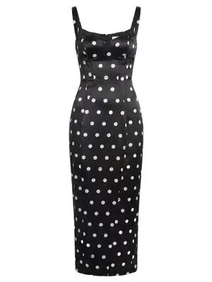 NICHOLAS Dominique Panelled Maxi Dress - Black