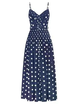 NICHOLAS Mireille Midi Dress - Blue