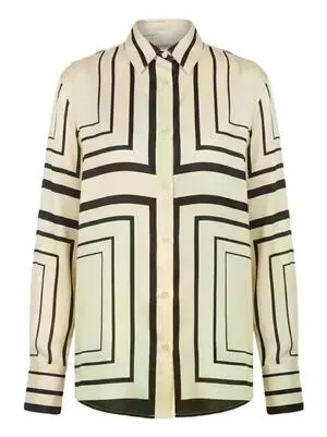 NICHOLAS Iris Long-sleeve Shirt - Neutrals