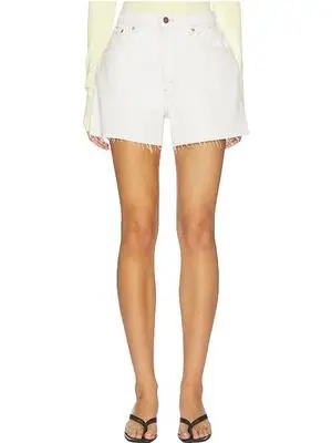 ALIGRACE Vintage Blanc Denim Shorts - Ivory