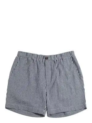 FAR AFIELD Gingham Dekk Shorts - Blue