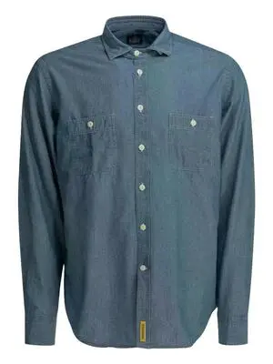 B.D.BAGGIES Chest-pocket Denim Shirt - Blue