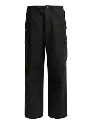 Needles Multi-pocket Drawstring Cargo Pants - Black
