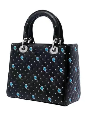 Dior Christian Dior Lady Dior Satchel Black
