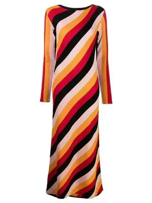 La DoubleJ Swing Knitted Maxi Dress - Black