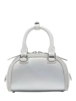 DIESEL® 1dr Mini Dome Crossbody Bag - Grey