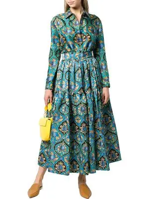 La DoubleJ Printed Radzmir Skirt - Blue