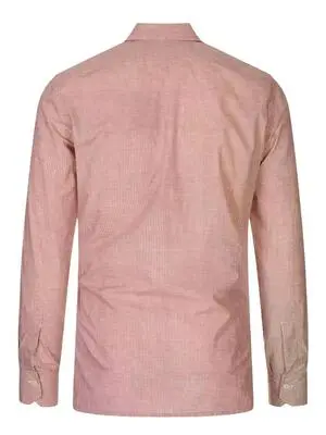 Kiton Geometric-print Long-sleeve Shirt - Red