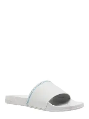 Calvin Klein Logo Detail Slides - Grey