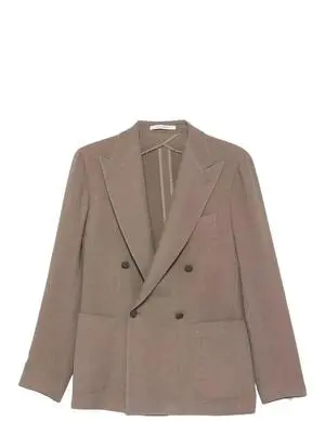 Tagliatore Double-breasted Jacket - Brown