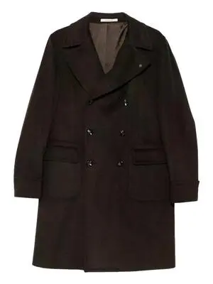 Tagliatore Double-breasted Coat - Brown