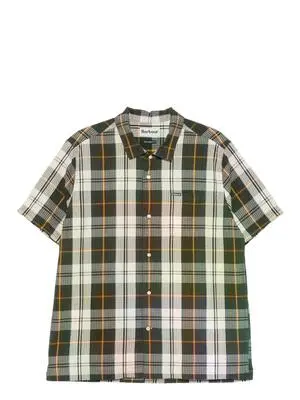 Barbour Tartan-pattern Seersucker Shirt - Neutrals