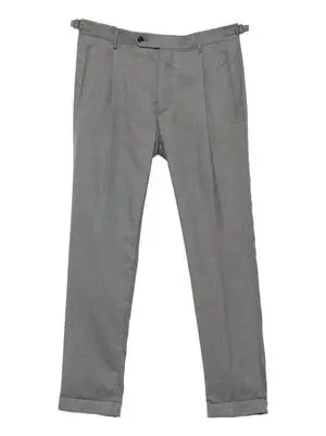 BERWICH Tailored Pleated Trousers - Grey
