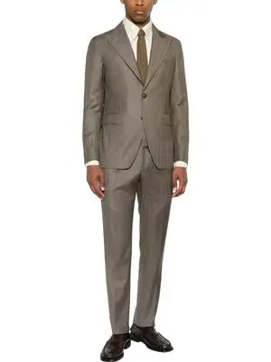 Tagliatore Single-breasted Suit - Brown