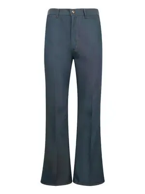Needles Boot-cut Twill Trousers - Blue