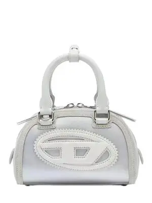 DIESEL® 1dr Mini Dome Crossbody Bag - Grey