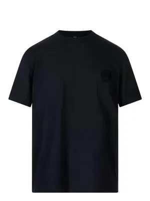 BOSS Logo-patch T-shirt - Blue